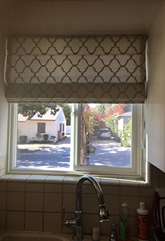 Transform Your Family Room with Printed Roman Shades | Lake Forest ...